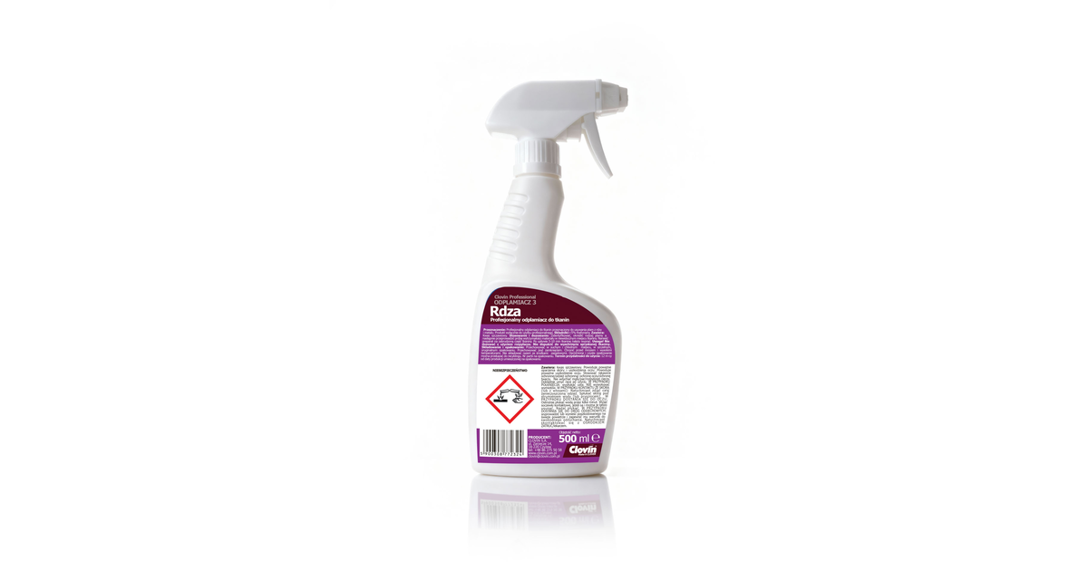 Clovin nr 3 – 500 ml – profesjonalny odplamiacz do tkanin do usuwania ...