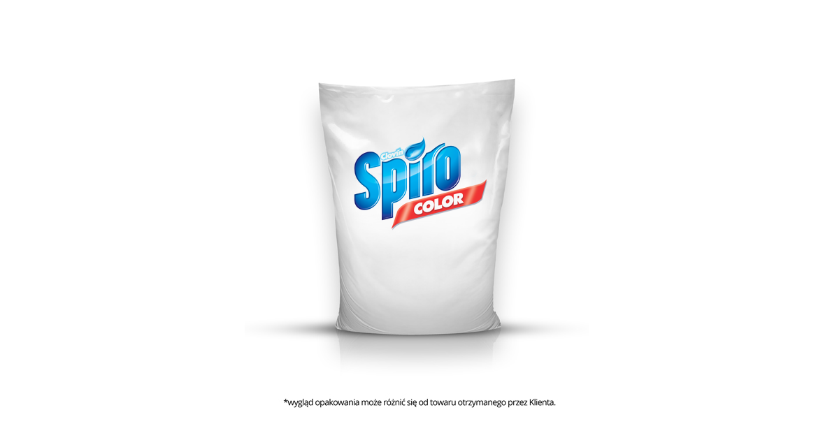 SPIRO Color 15 kg – proszek do prania tkanin kolorowych | Sklep CLOVIN