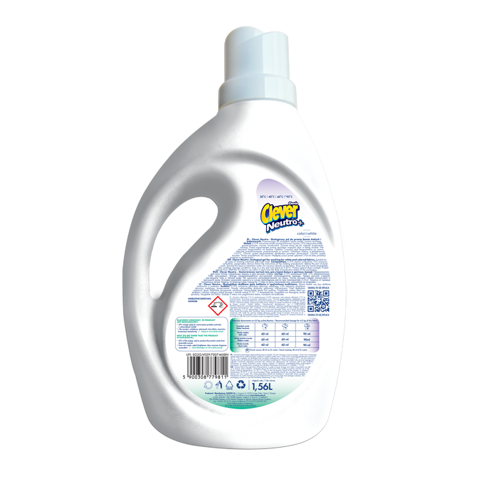 Hipoalergiczny żel do prania Clever NeutroPlus Color&White | Sklep CLOVIN