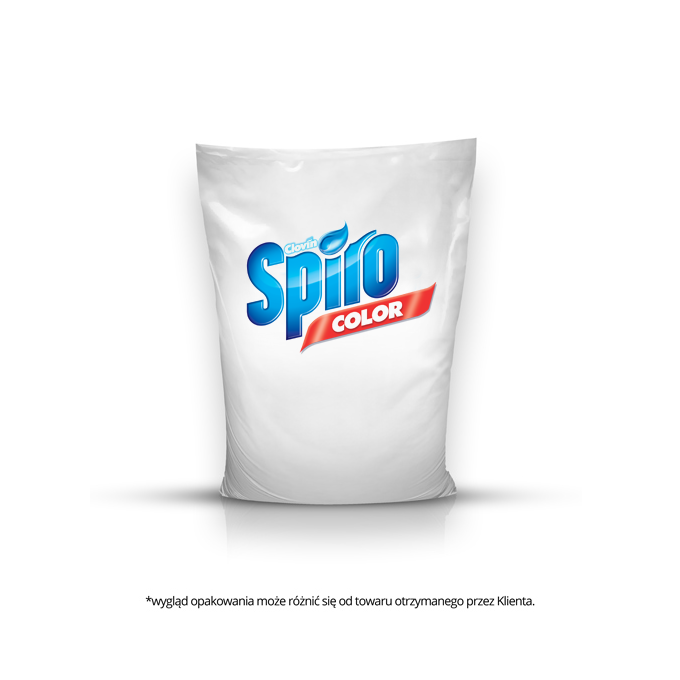 SPIRO Color 15 kg – proszek do prania tkanin kolorowych | Sklep CLOVIN
