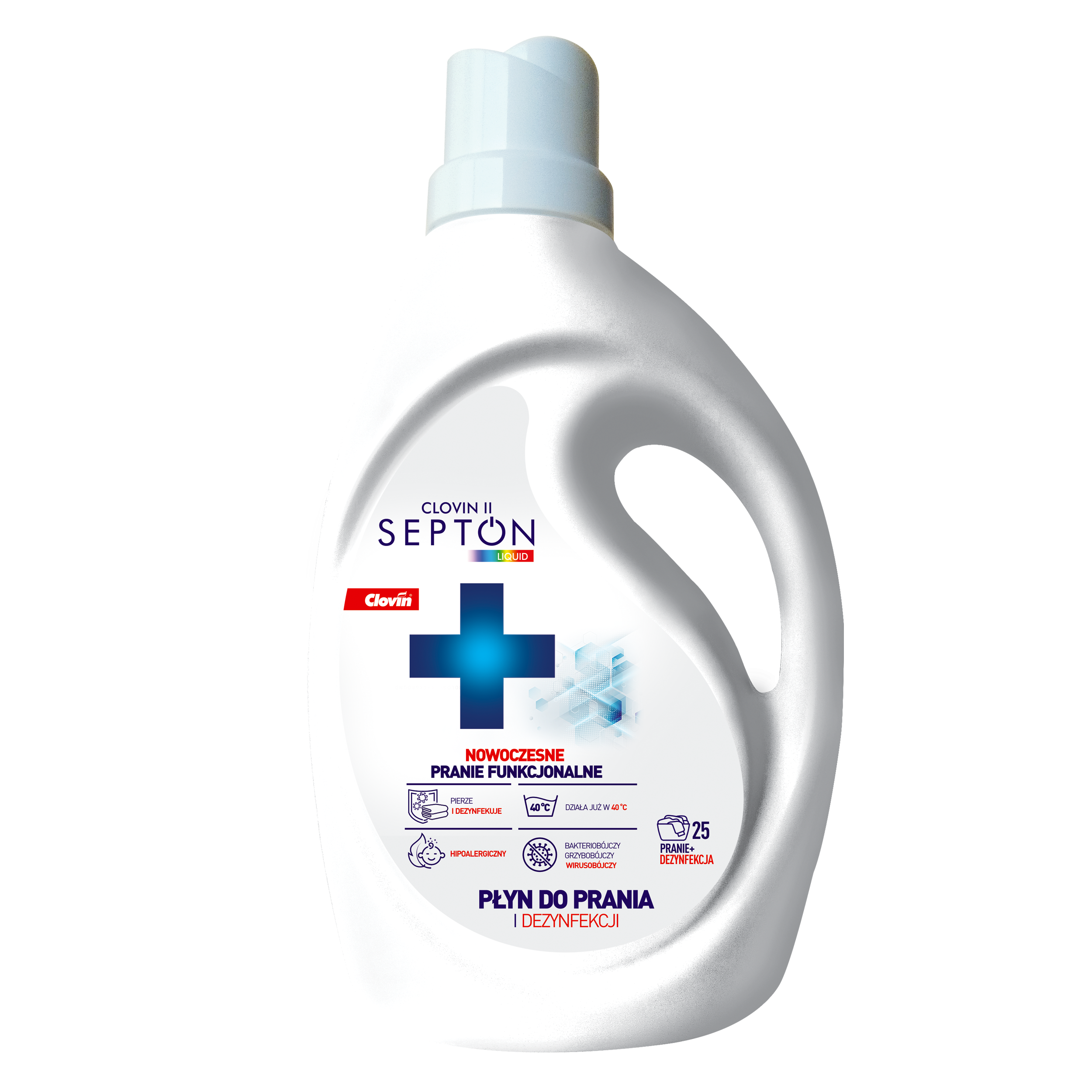 Clovin II Septon Liquid 1,5l dezynfekujący już w 40 stopniach | Sklep ...